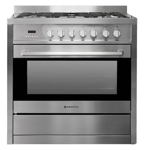 900mm Combination Freestanding Stove, Stainless Steel - Combination ...